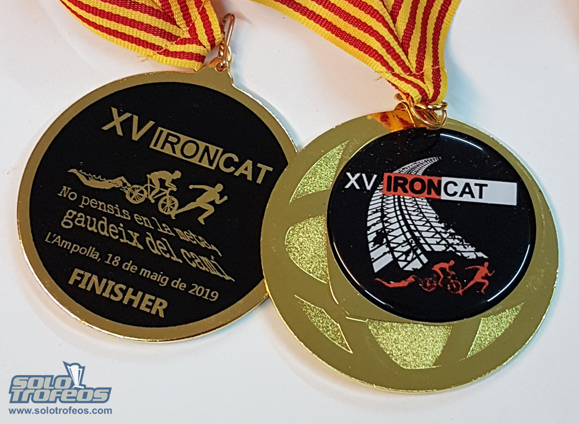 Medallas Triatlón Ironcat – Solotrofeos